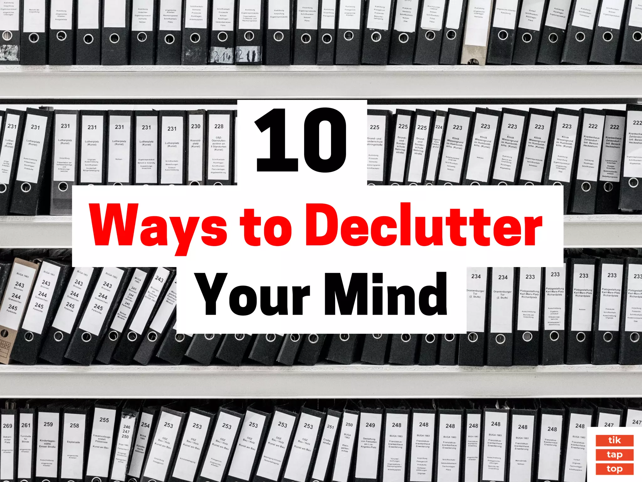 10 Ways To Declutter Your Mind | PPT