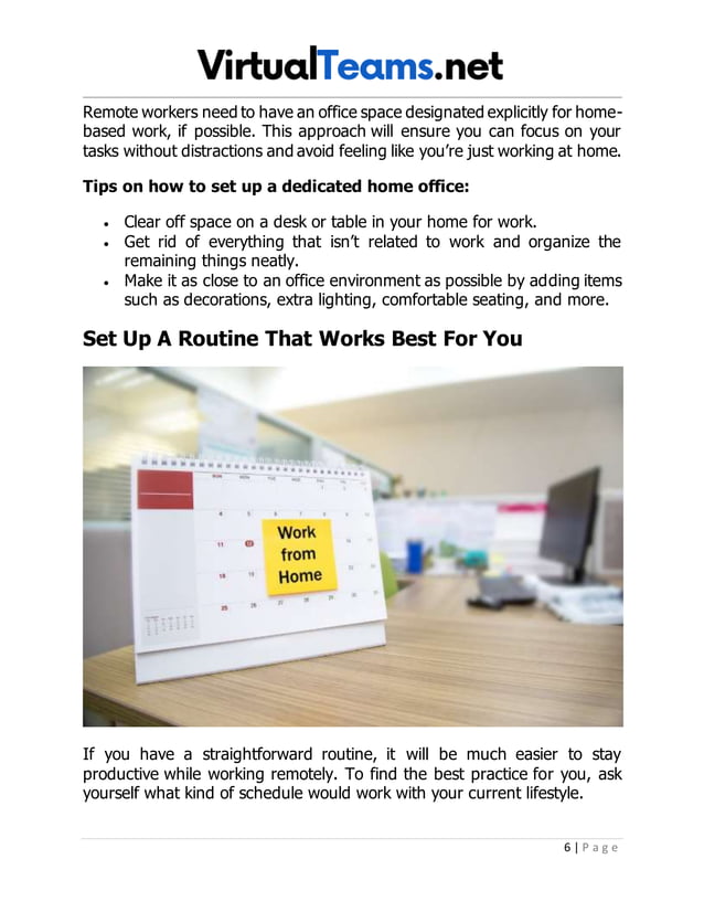 10 ways to enhance your remote work productivity | PDF | Free Download