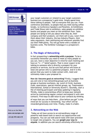 10 Ways to Find More Prospects | PDF