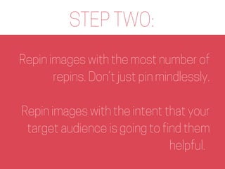 10 Ways to get more Repins on Pinterest | PDF