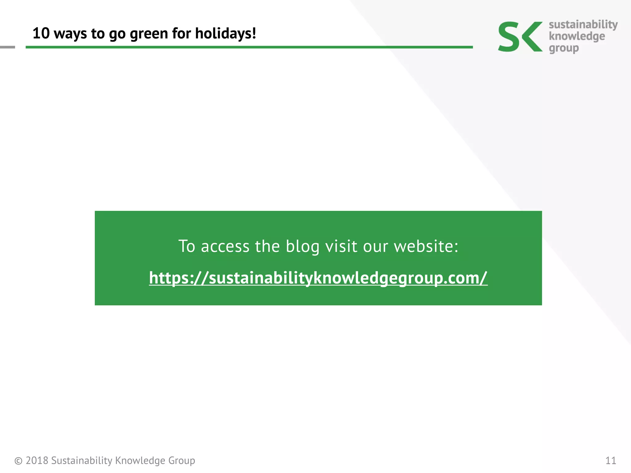 10 ways to go green for holidays! | PDF