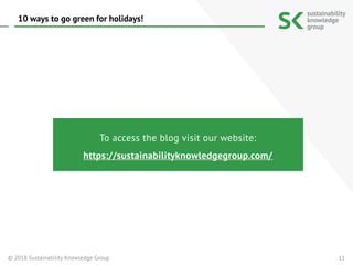 10 ways to go green for holidays! | PDF