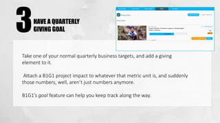 10 ways to integrate B1G1 into your business | PDF