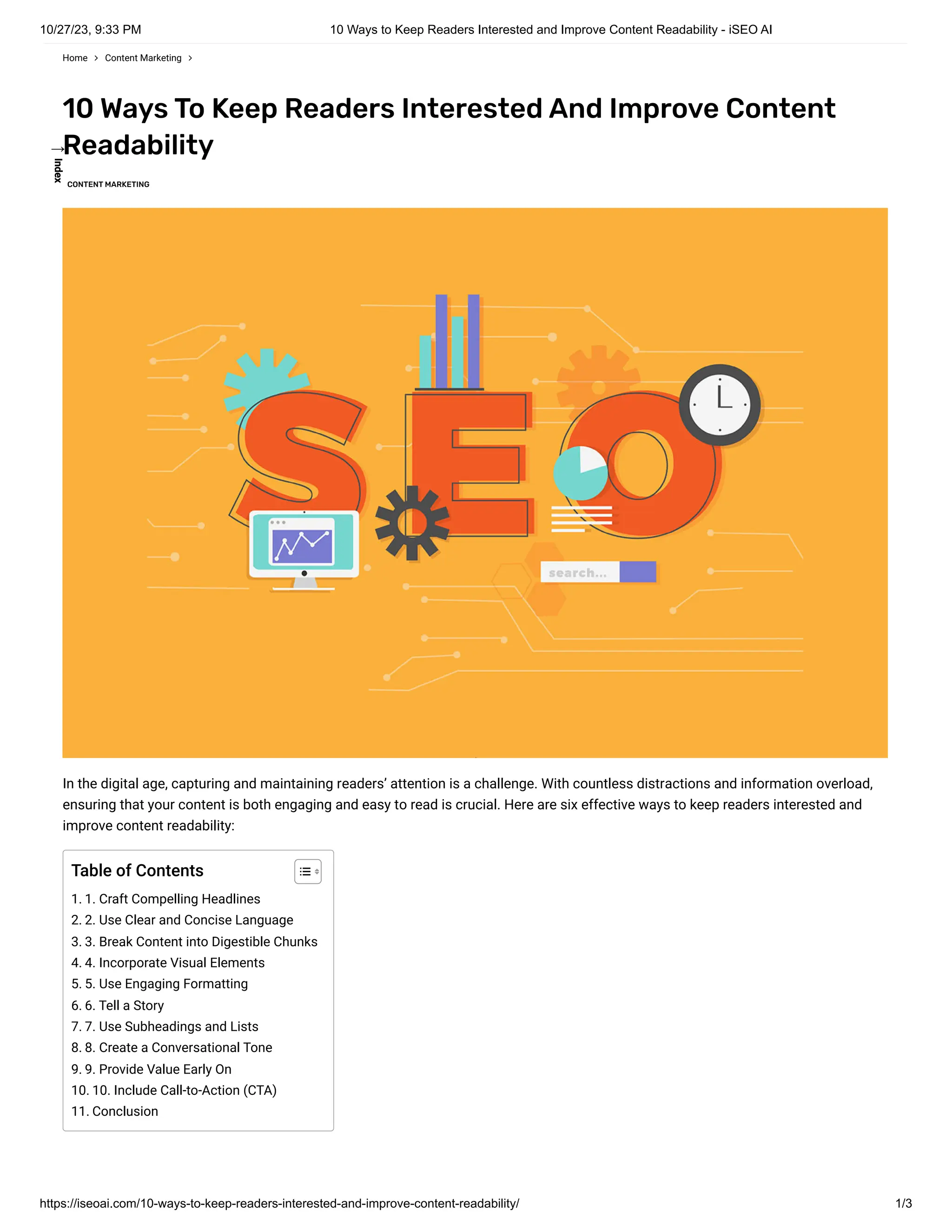10 Ways to Keep Readers Interested and Improve Content Readability - iSEO AI.pdf