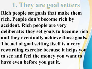 10 Good Habit of The Rich People | PPSX