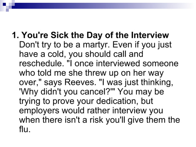 10 ways to make a bad first impression | PPT