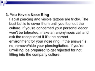 10 ways to make a bad first impression | PPT