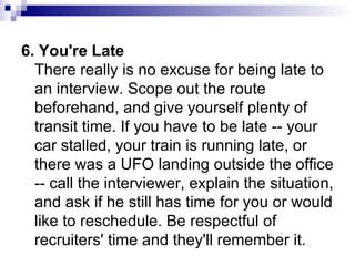 10 ways to make a bad first impression | PPT