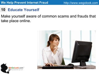 10 Ways To Prevent Internet Fraud | PPT