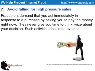 10 Ways To Prevent Internet Fraud | PPT