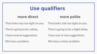 10 ways to sound more polite when speaking english | PDF