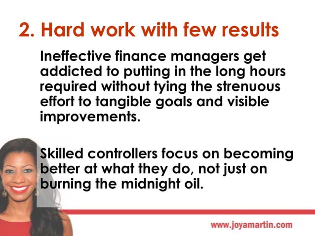 10 Ways to Spot a Weak Finance Executive | PPTX