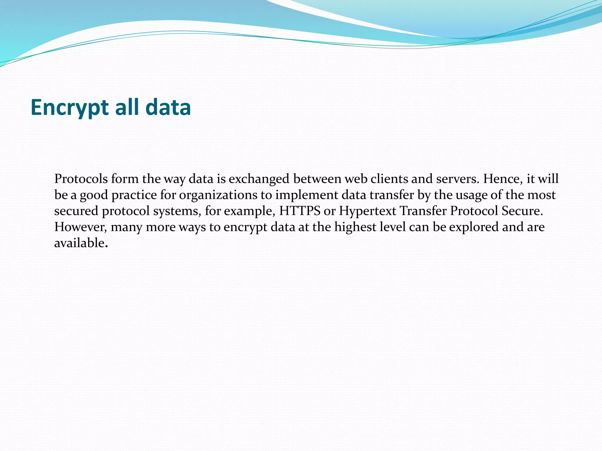 10 Web Application Security Best Practices For 2020 Ppt