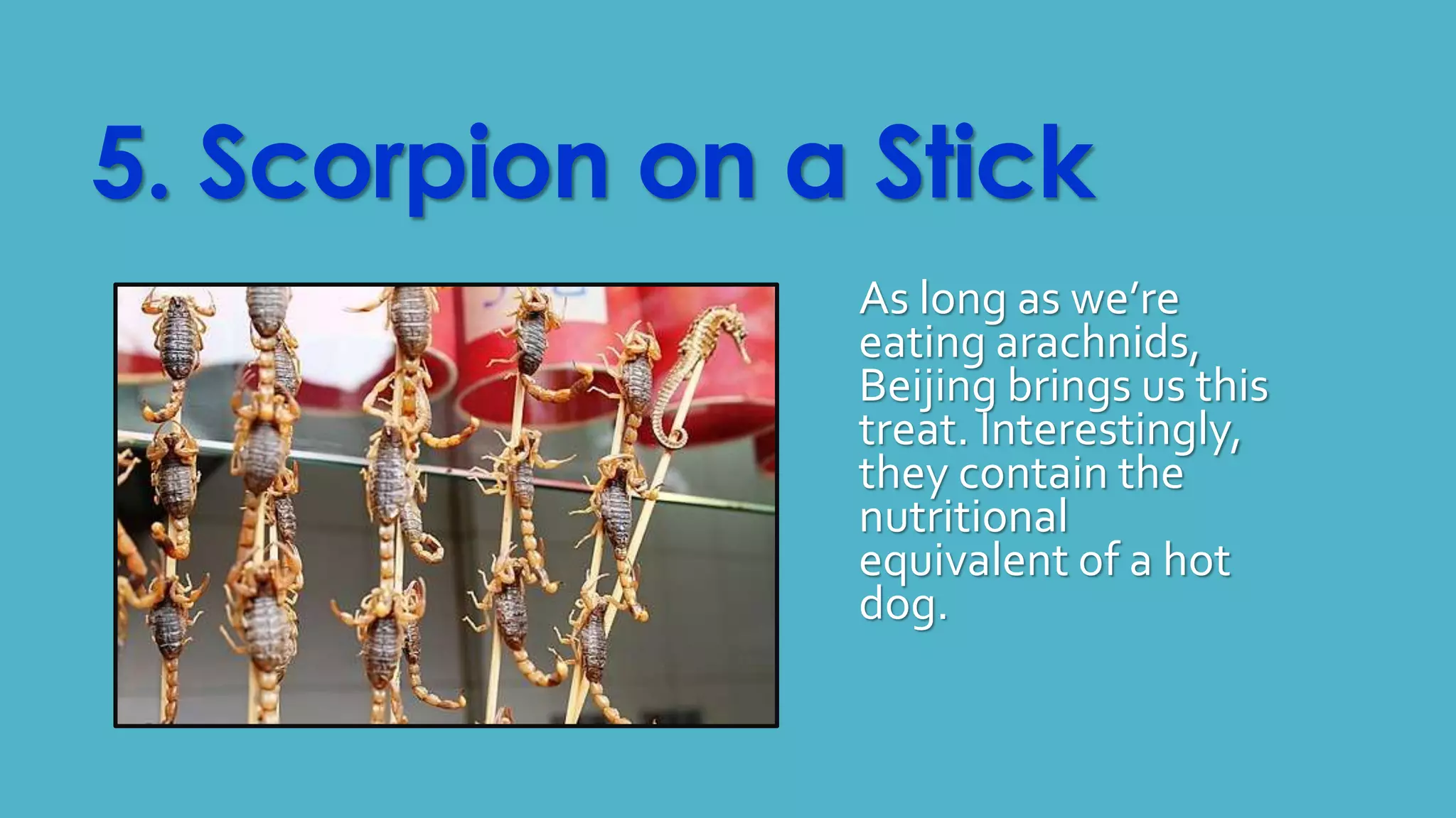 10 Ten Weird Foods | PPSX