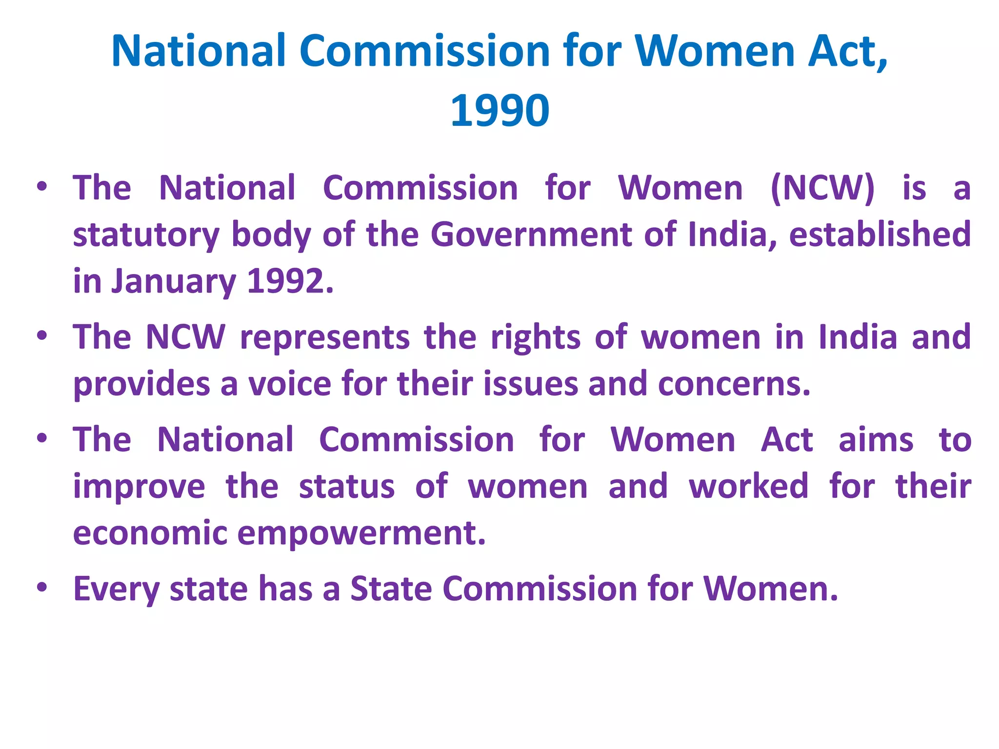 10 laws that protect women and their rights in India | PPTX