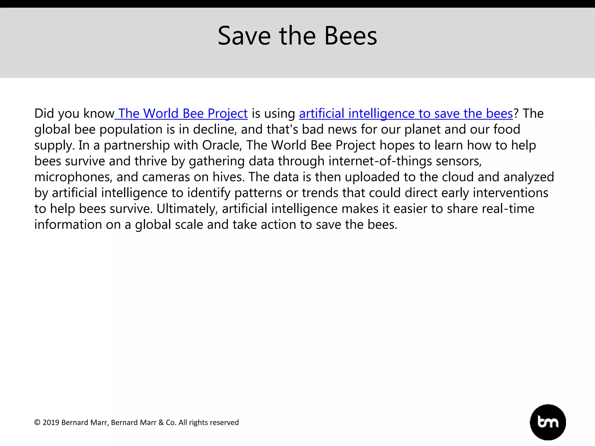10 Wonderful Examples Of Using Artificial Intelligence (AI) For Good | PPT