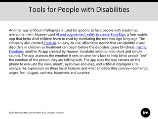 10 Wonderful Examples Of Using Artificial Intelligence (AI) For Good | PPTX