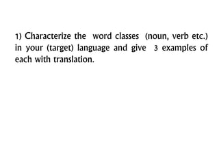 10 word classes | PPT