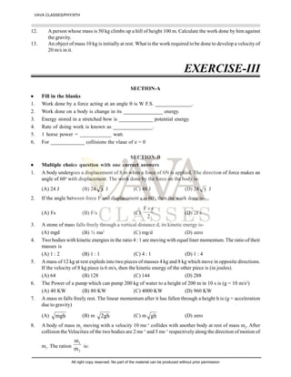 Chapter 10 Work and Energy class 9 pdf Download | PDF