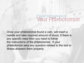 10 Working Tips for Blood Test | PPT