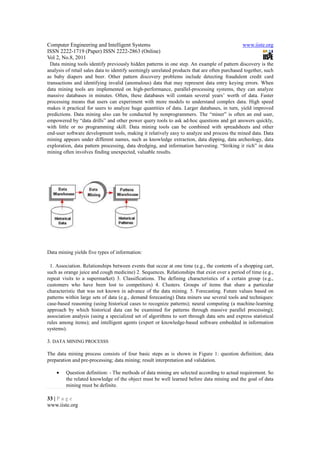 11.0005www.iiste.org call for paper. data mining tools and techniques ...