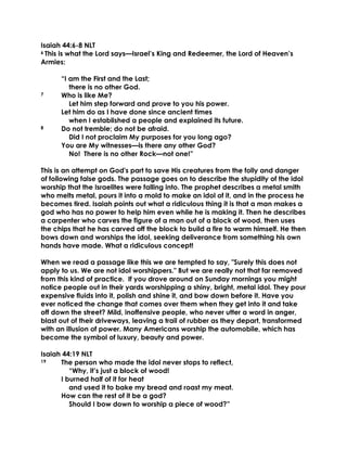 11-01-20, Isaiah 46;3-13, God Acts | PDF