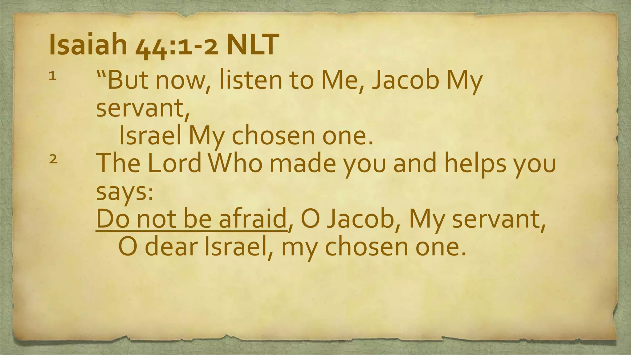 11-01-20, Isaiah 46;3-13, God Acts | PPT