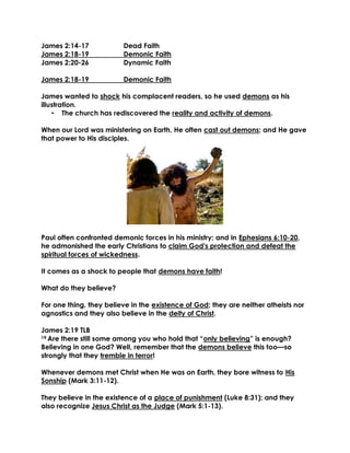 11-04-18, James 2;14-26, With Works | PDF