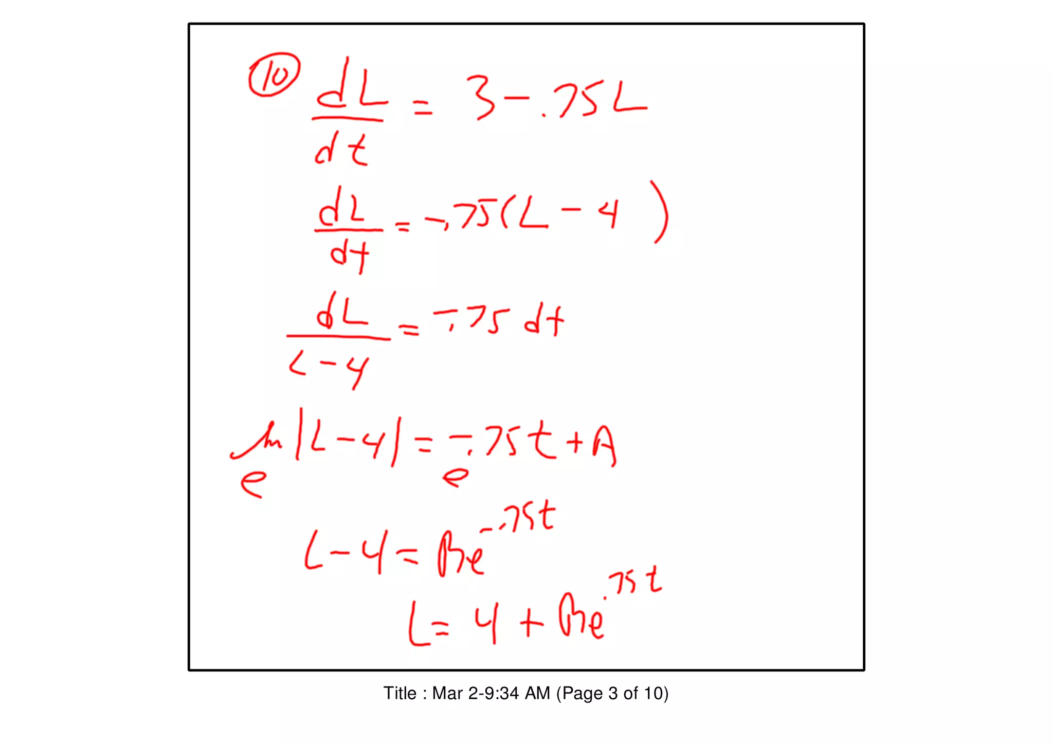 Ap Calculus Bc 11 06 Harvard Text Exponential Growth Word Problems