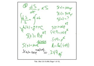 Ap Calculus Problems
