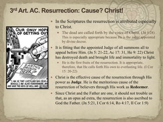 11.07.08 3rd article -the resurrection of the body and the life ...