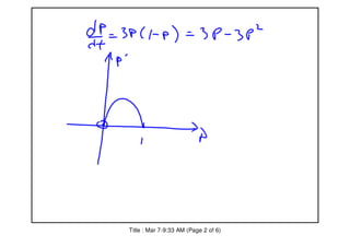 AP Calculus BC: 11-07 Harvard Text, Logistic Model! | PPT