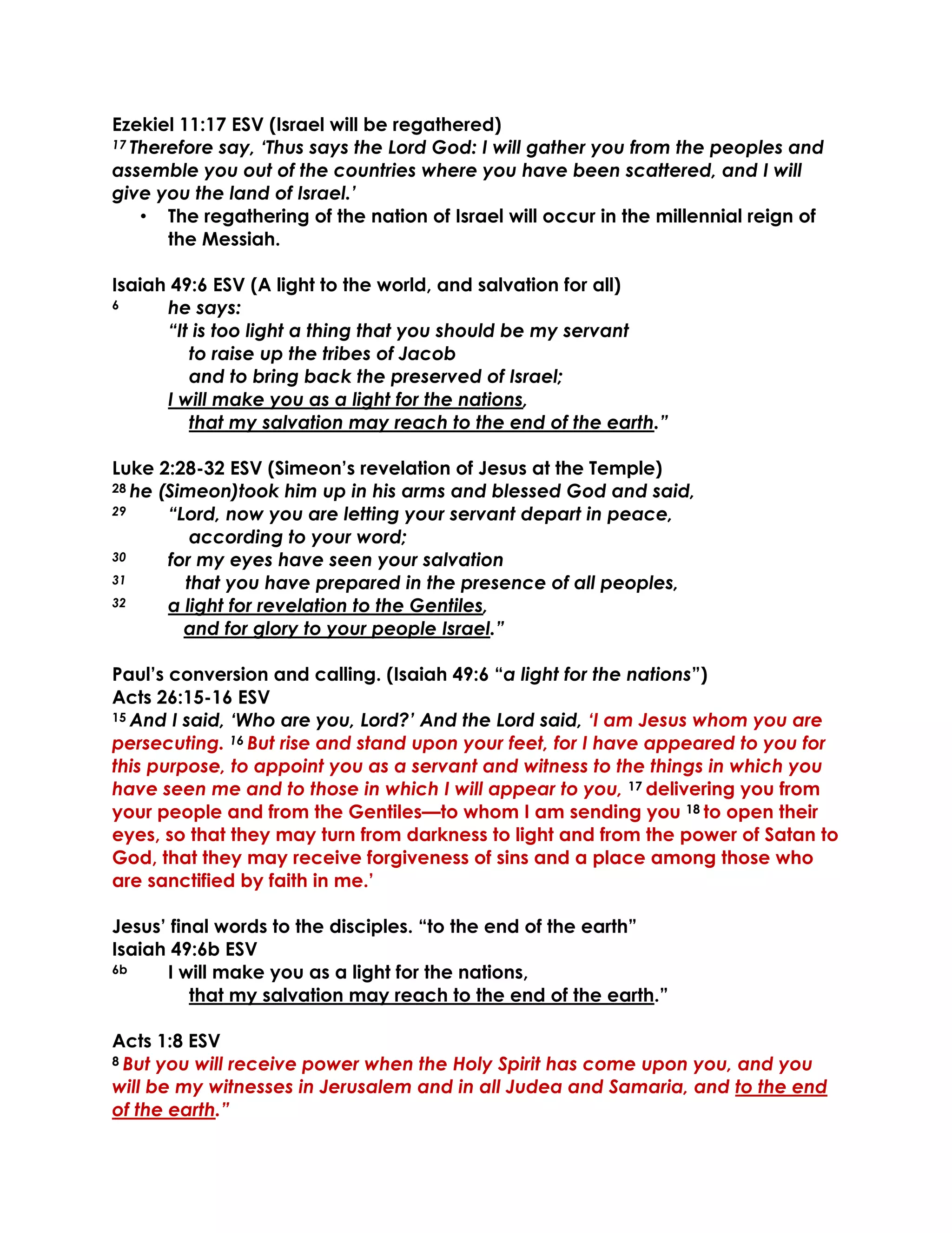 11-08-20, Isaiah 49;1-13, God Comforts | PDF