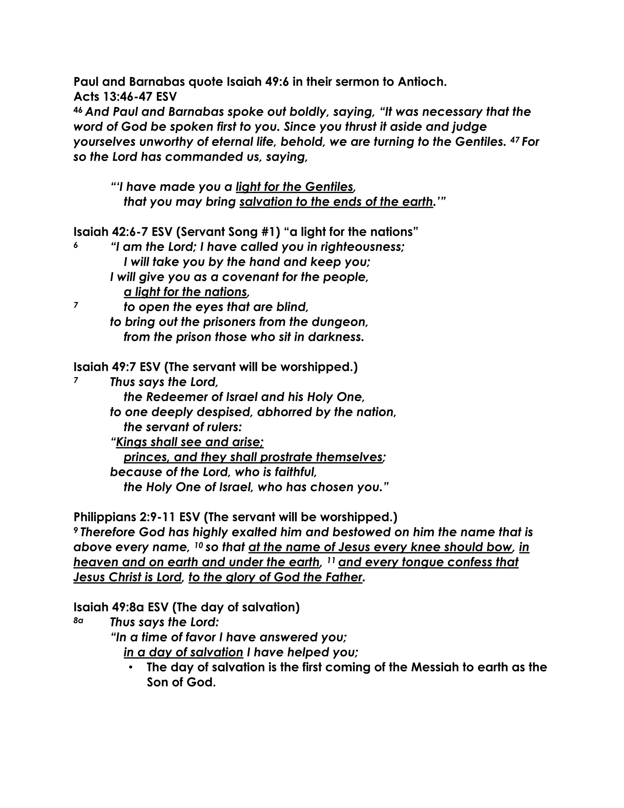 11-08-20, Isaiah 49;1-13, God Comforts | PDF