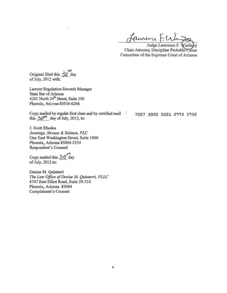 Gary Jaburg order of admonition | PDF | Legal Services Industry ...