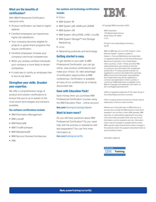 System X And Blade Center Education - IBM Training For Professional ...