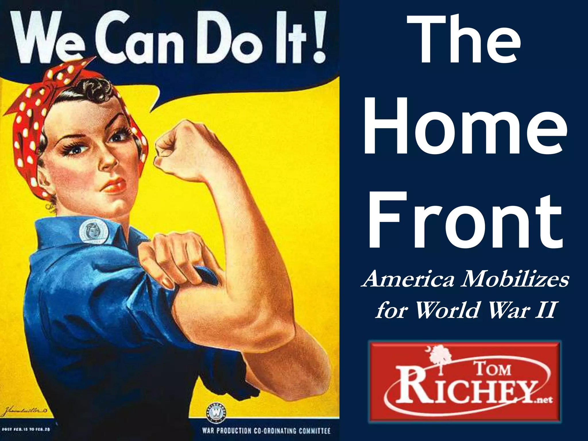 The American Home Front (WWII) | PPTX