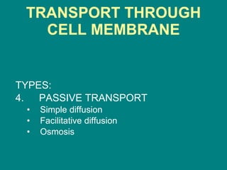 11.10 (dr. husun bano)transport of substances across cell membrane | PPT