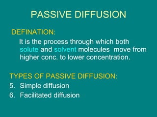 11.10 (dr. husun bano)transport of substances across cell membrane | PPT