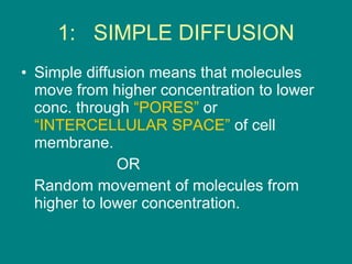 11.10 (dr. husun bano)transport of substances across cell membrane | PPT