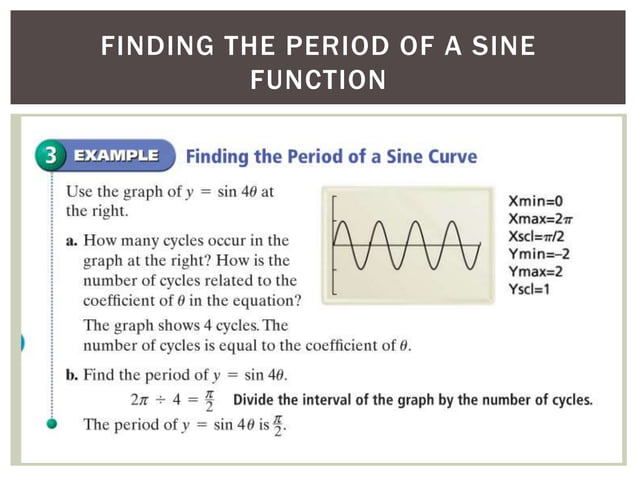 Sine and Cosine Functions Ppt | PPTX