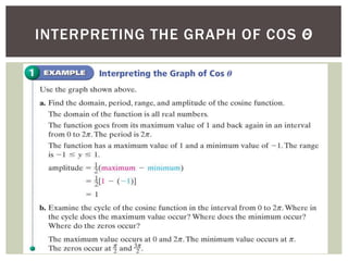 Sine and Cosine Functions Ppt | PPTX