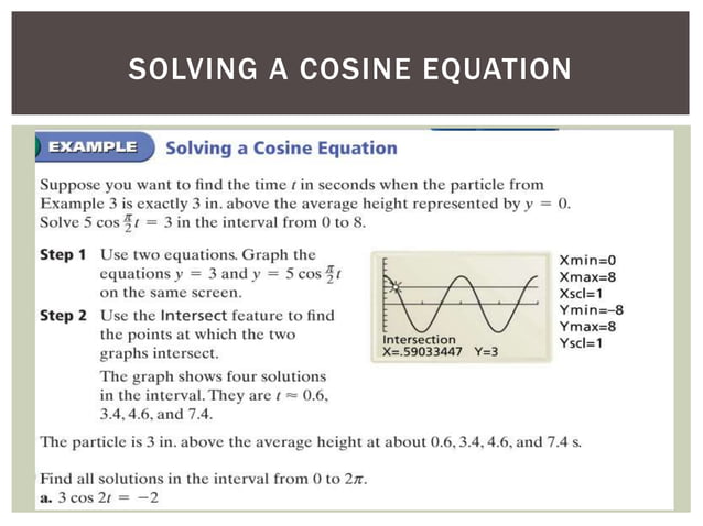 Sine and Cosine Functions Ppt | PPTX