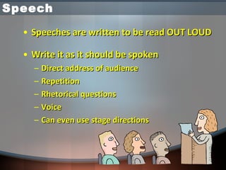 11 12 - 13 - audience theater -letter speech | PPT