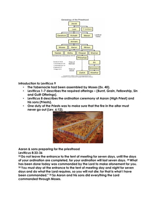 11-12-17, Leviticus 9;15-24 & 10;1-3, Set Apart, The Priesthood | PDF