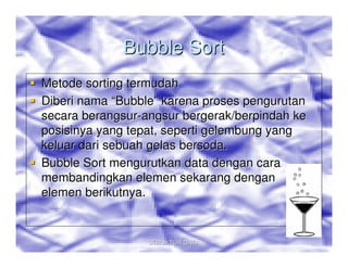 11 12 -pengurutan dan-pencarian | PDF