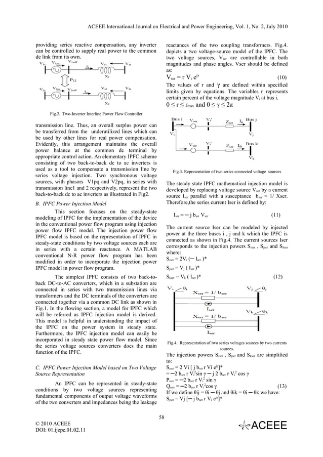 State Estimation Of Power System With Interline Power Flow Controller Pdf