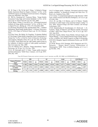 A HVS based Perceptual Quality Estimation Measure for Color Images | PDF