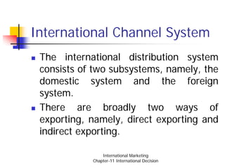 International Distribution | PDF