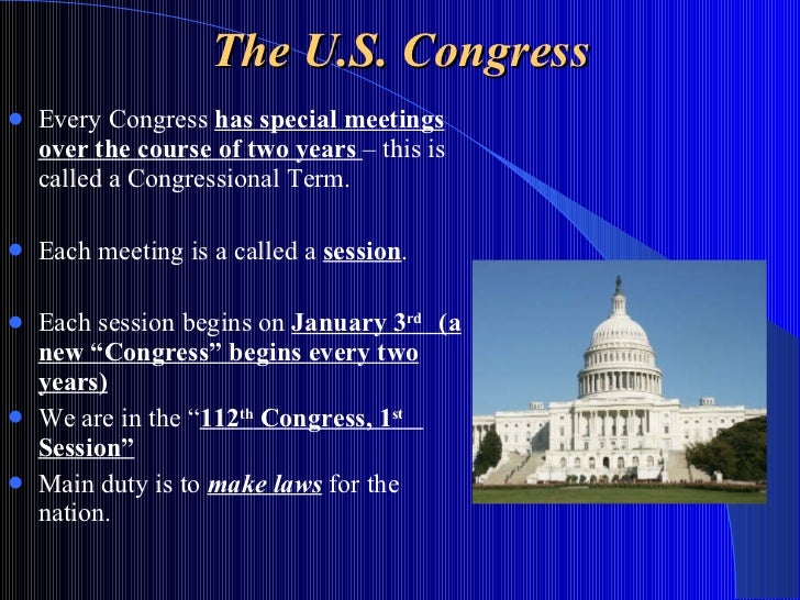 The Legislative Branch - How Congress is Organized